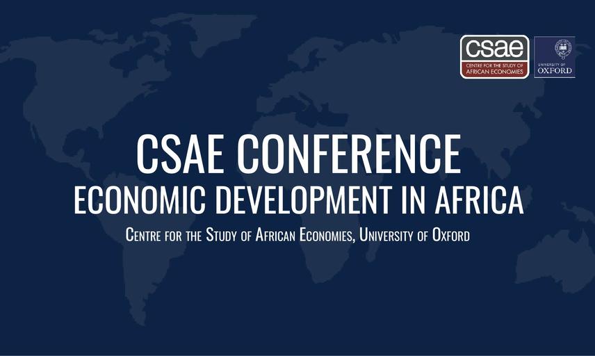 EVENTS | CENTRE FOR THE STUDY OF AFRICAN ECONOMIES